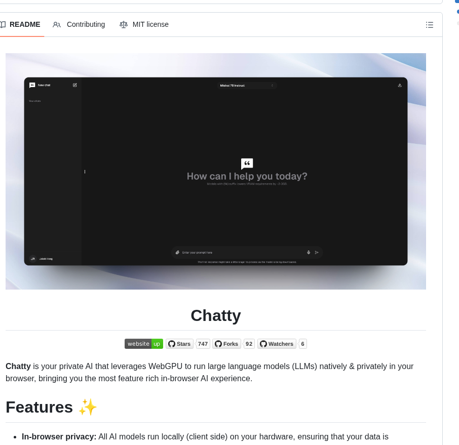 Addyosmani Chatty | Repository Showcase